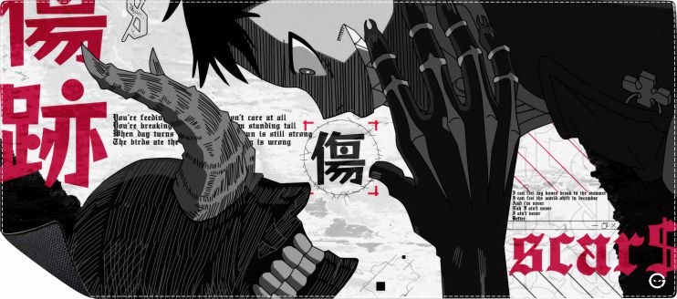 Mousepad Fire Force – Gamer Pad Mouse